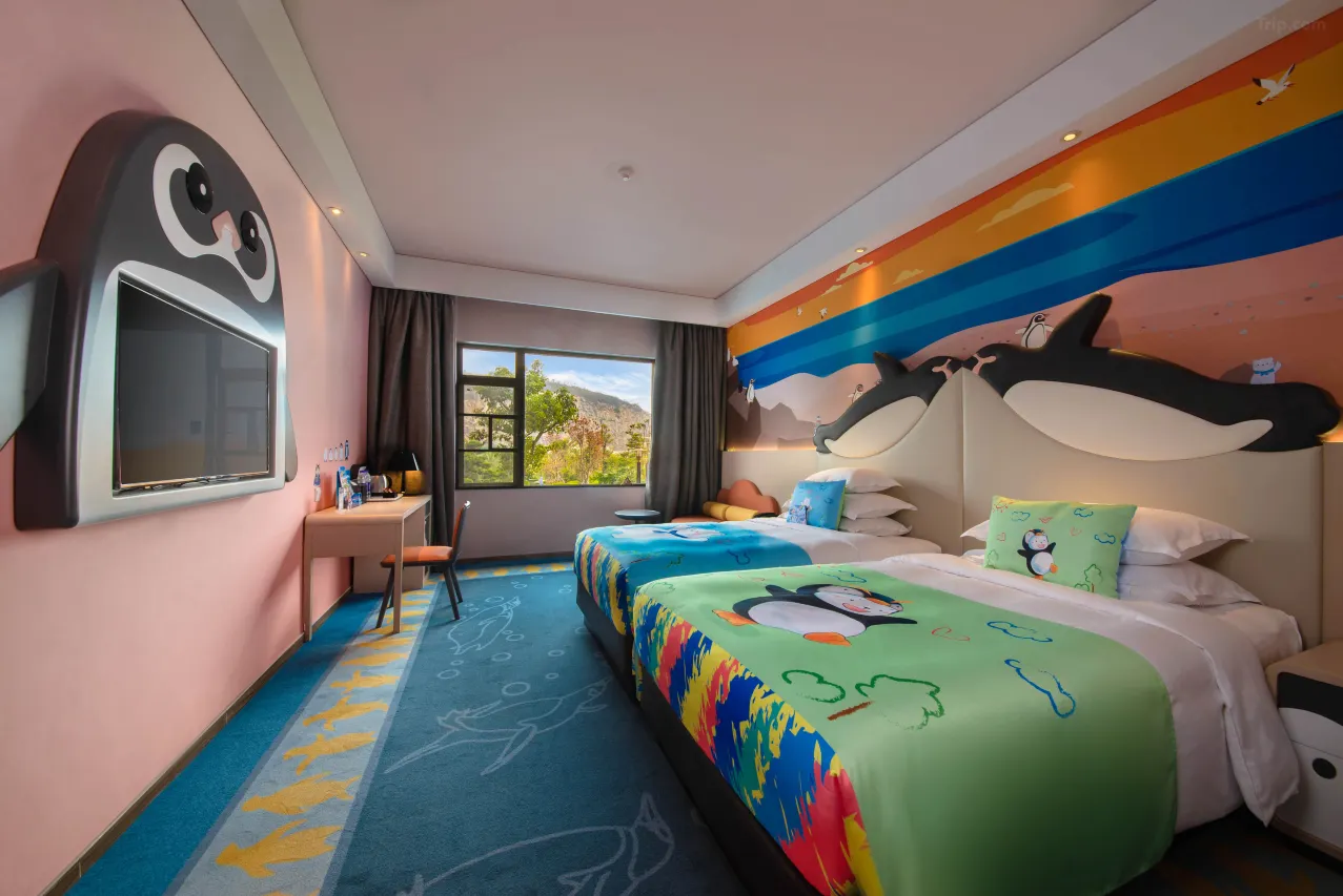Polar Region Room-Two Beds - Chimelong Penguin Hotel - 珠海長隆企鵝酒店